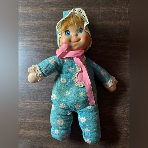 Toys | Vintage 197 Mattel Talking Baby Beans Doll Pull String Still ...